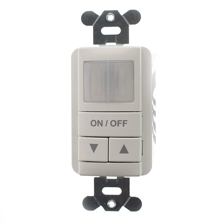 Lithonia Lighting Sensor Single Pole Push Button Light Switch | Wayfair Lithonia Lighting Sensor Single Pole Push Button Light Switch | Wayfair
